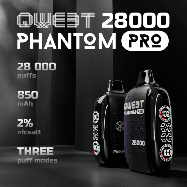 סיגריה אלקטרונית קוויט 28000 Qweet Phantom Pro